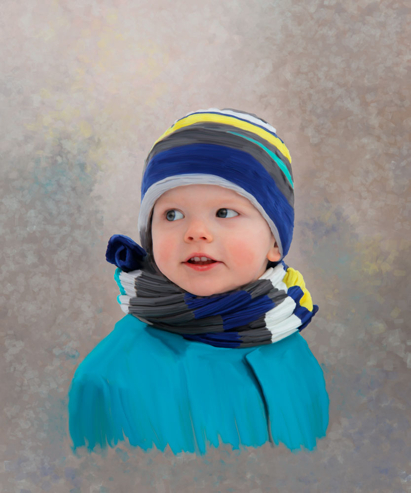 No Hair Photoshop Painting Practice | Terry Spear's Shifters