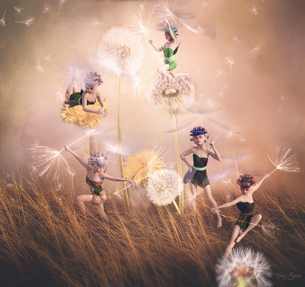 Dandelions (Fantasy Art) | Terry Spear's Shifters